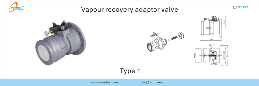 Vapour Recovery Adaptor Valve for Fuel Tanker Truck Parts - Buy Vapour ...