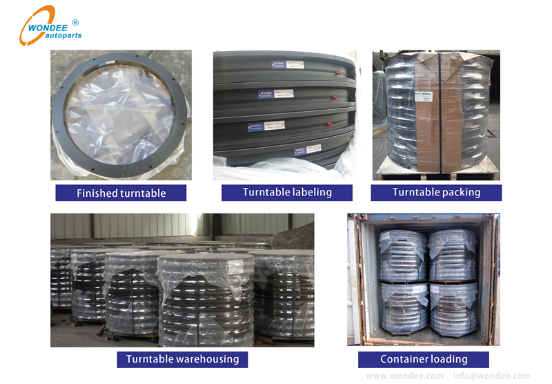 Diameter 300 ~ 1100 ~ 1300 mm Ball Bearing Turntables and Slewing Rings ...