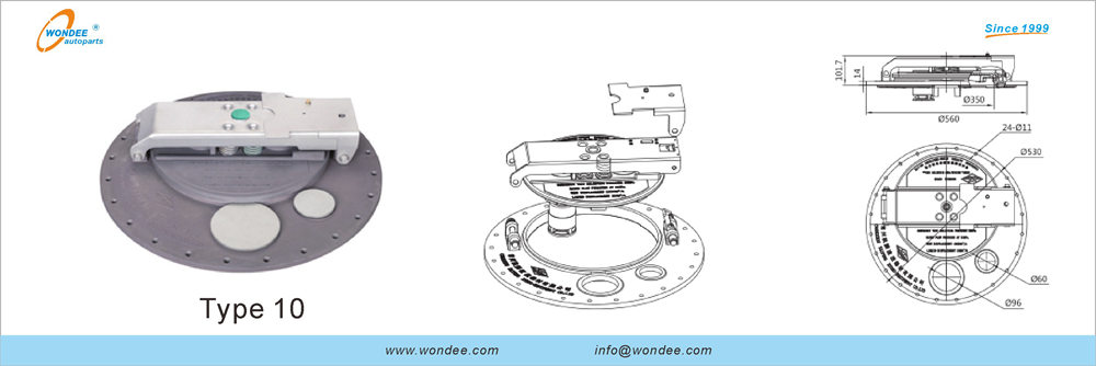16 Inch 20 Inch Flanged Aluminum Alloy Steel Petroleum Manhole Cover ...