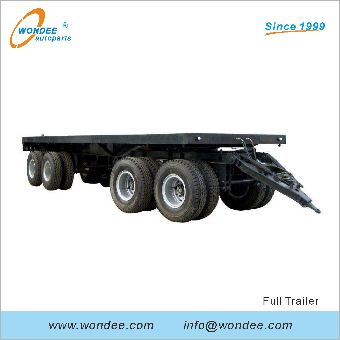 2 Ton, 8 Ton, 10 Ton, 12 Ton Full Trailer for Sales - Buy full trailer ...