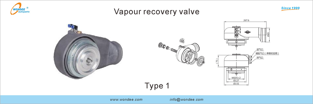 Vapour Recovery Valve for Fuel Tanker Truck Parts - Buy Vapour Recovery ...