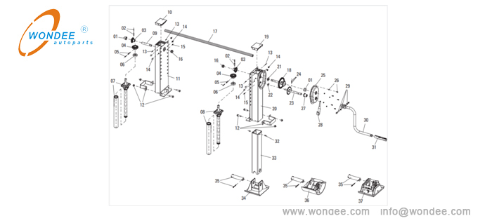 Introduction of Semi-trailer Landing Gears(Landing Legs) - Wondee Autoparts