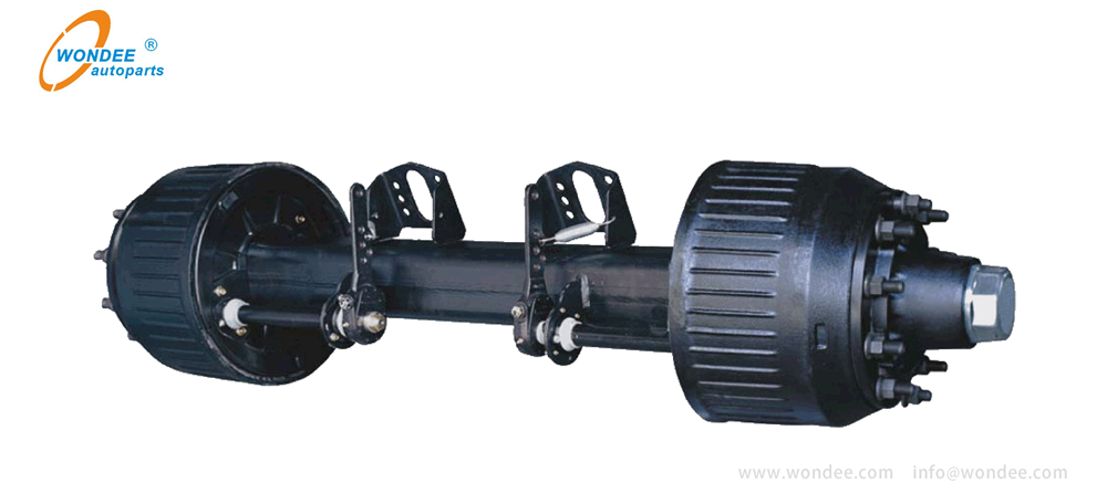 13T Heavy Duty Henred Fruehauf South African Type Axle for Semi ...